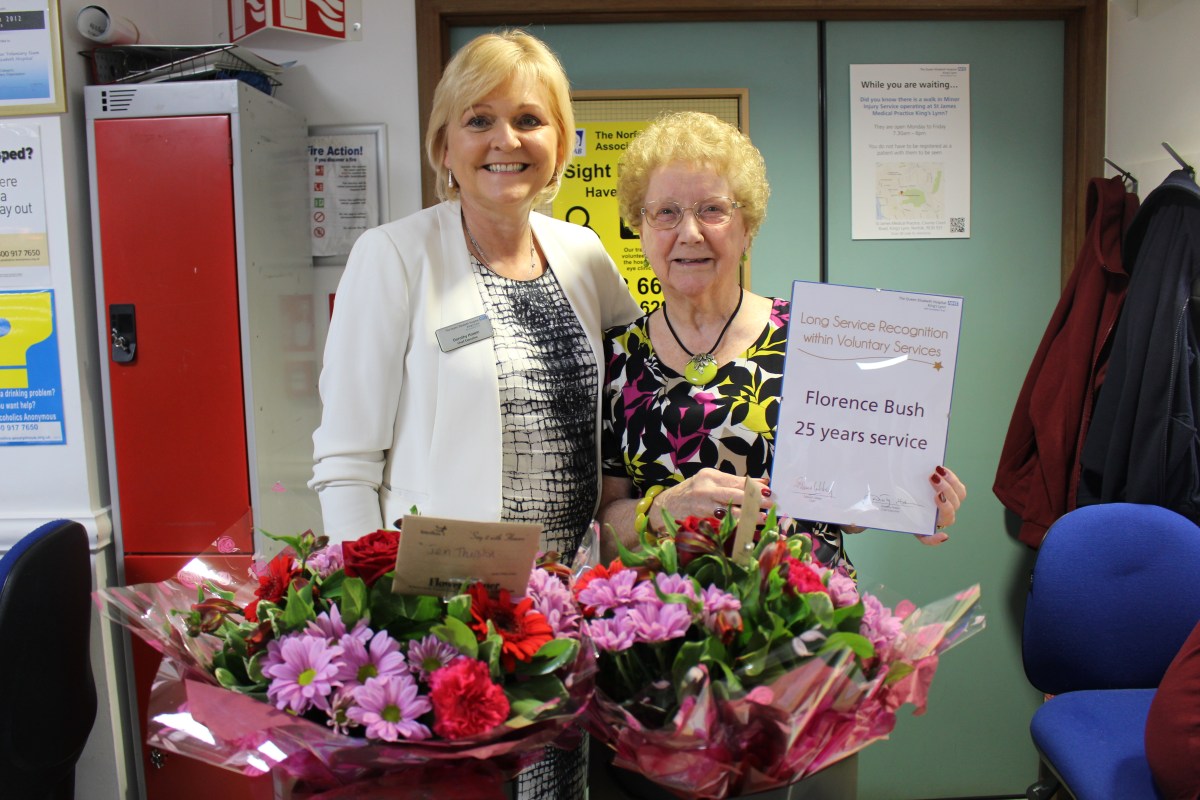 Florence steps down after 25 years – QEH Media Hub