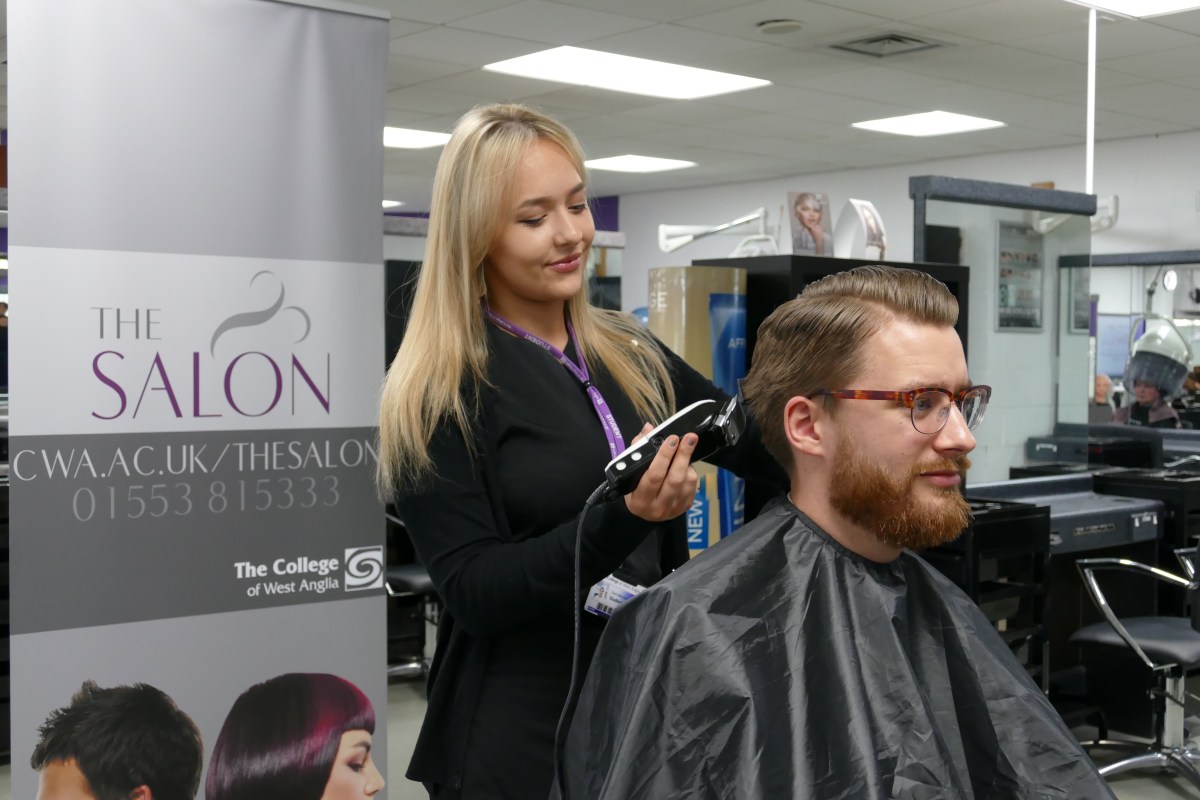 Cutting edge haircuts for Excel charity – QEH Media Hub