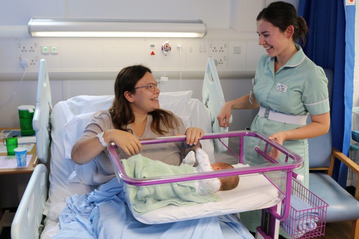 The League of Friends gift new cots for Maternity Unit at the Queen ...