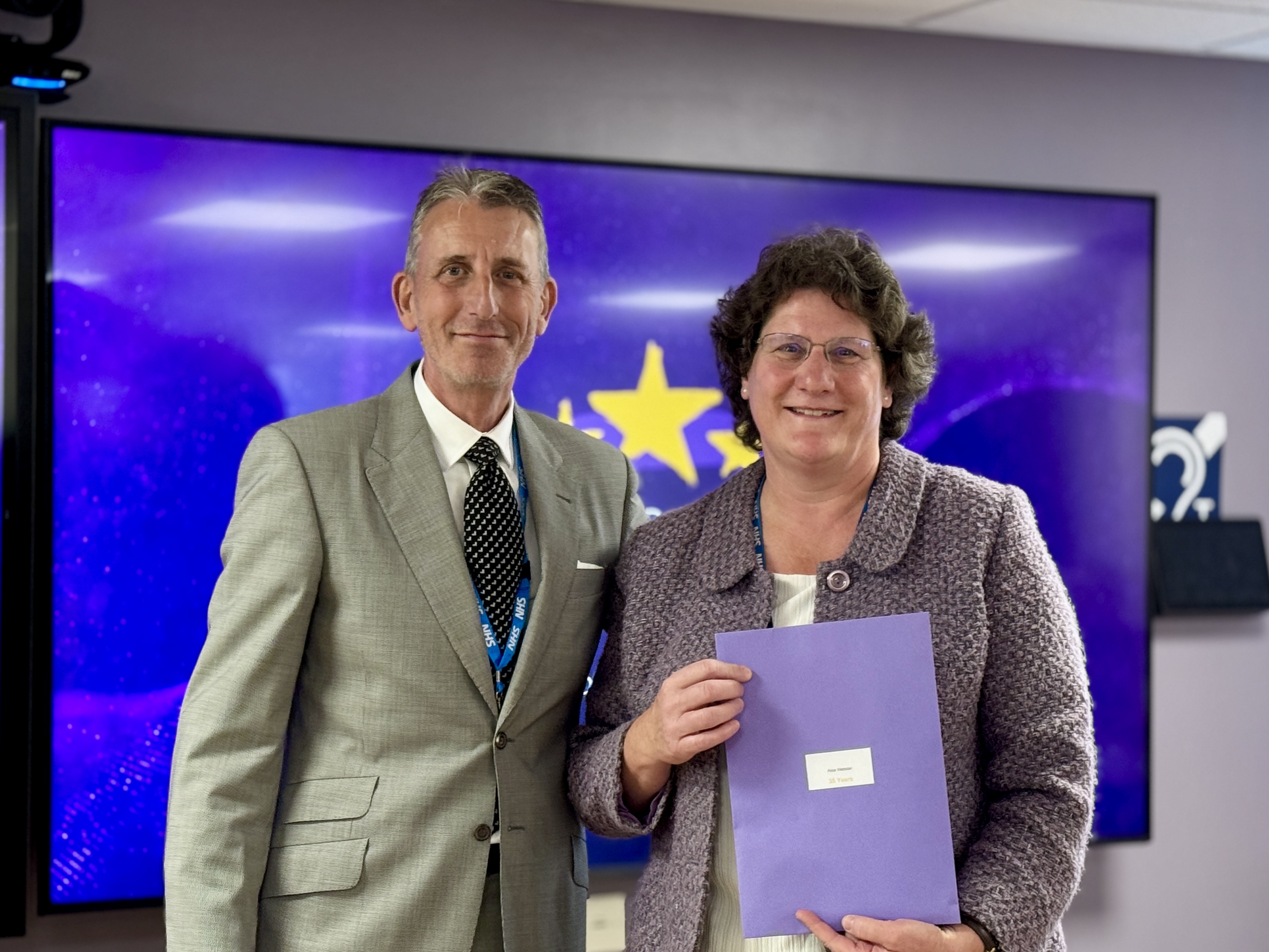 QEH CEO Alice Webster honoured for 38 years of NHS service during ...